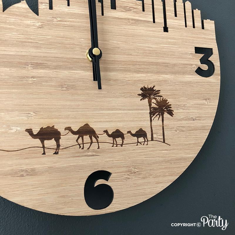 Customised Dubai skyline clock – The Party